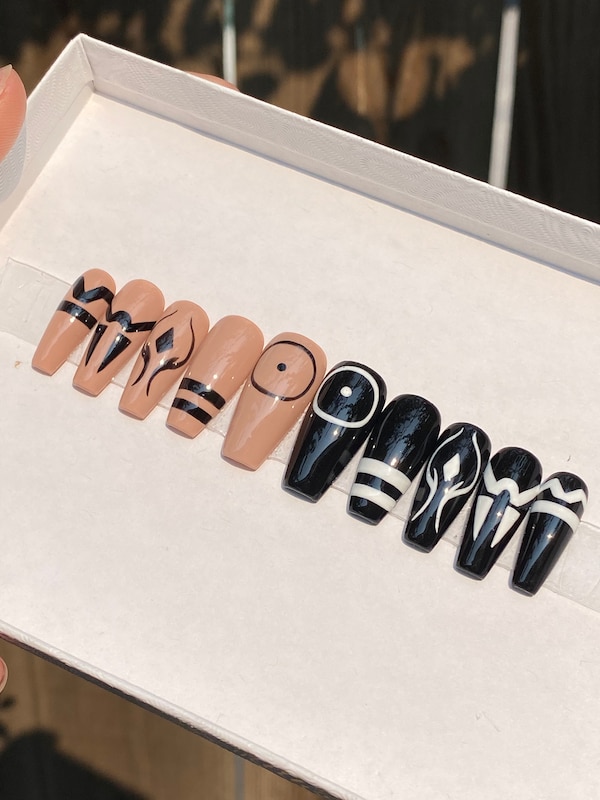 TGCF Hua Cheng Inspired Press on Nails Custom Made Heaven Official's ...