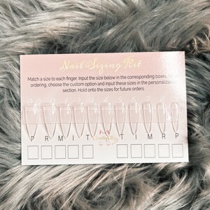 Nail Sizing Kit - Etsy