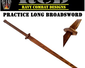 Wooden Practice Sword | Etsy