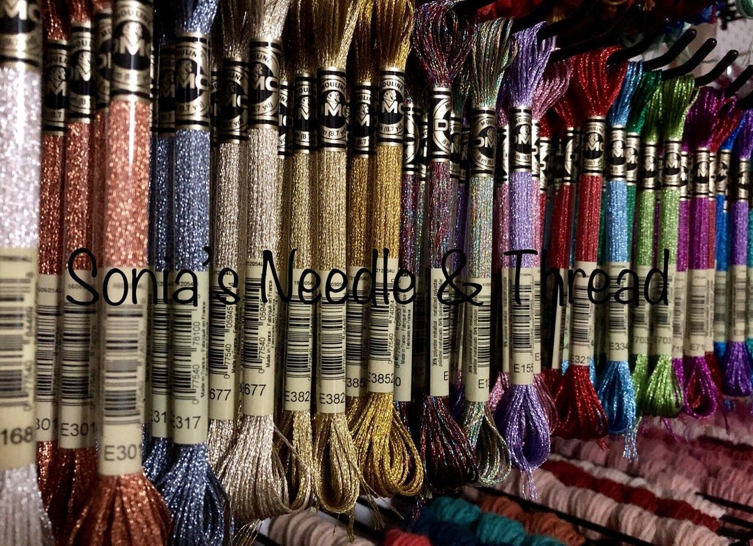 DMC Metallic Light Effects Cross Stitch Floss Thread - GROUP 4 - E990 - E5200 - Etsy Australia