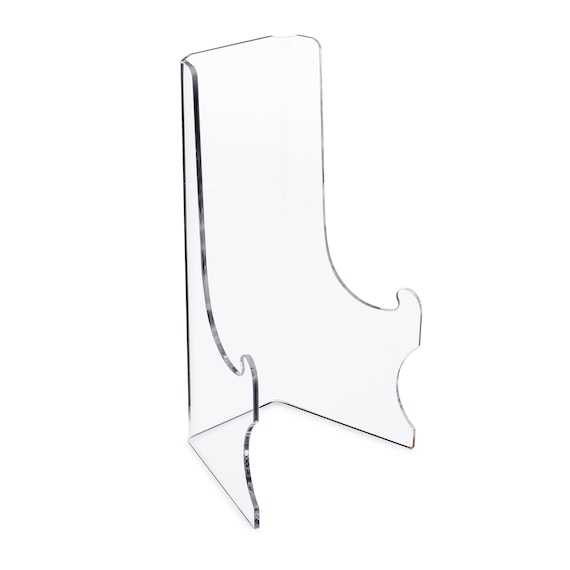 Elevated Plate Stand Clear Acrylic Display Easel 4 - Etsy