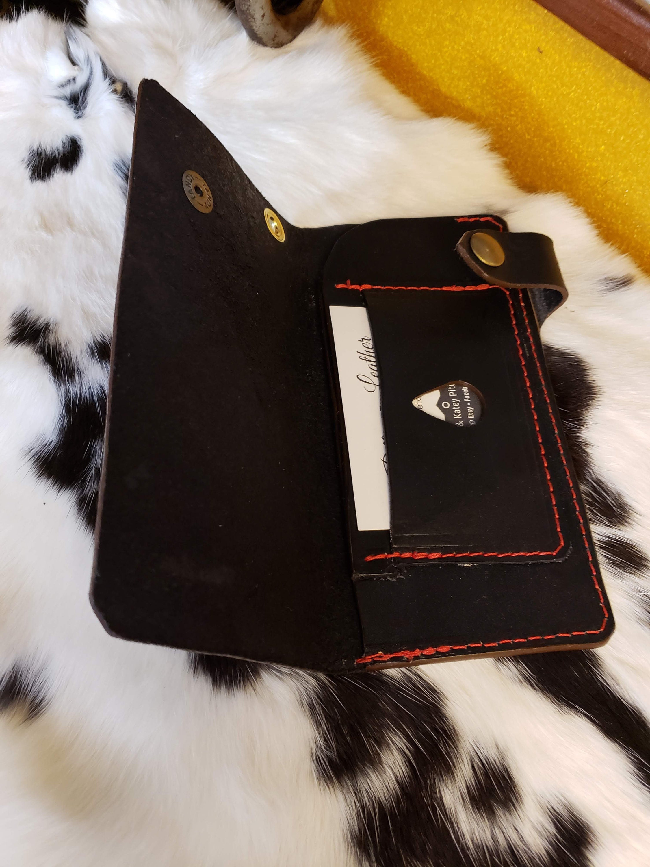 Roper Wallet Handmade Real Leather | Etsy