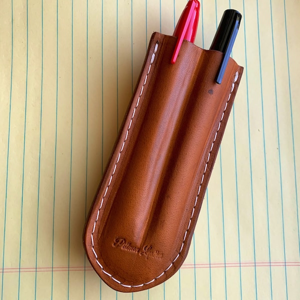 Leather Pen Holder - Etsy