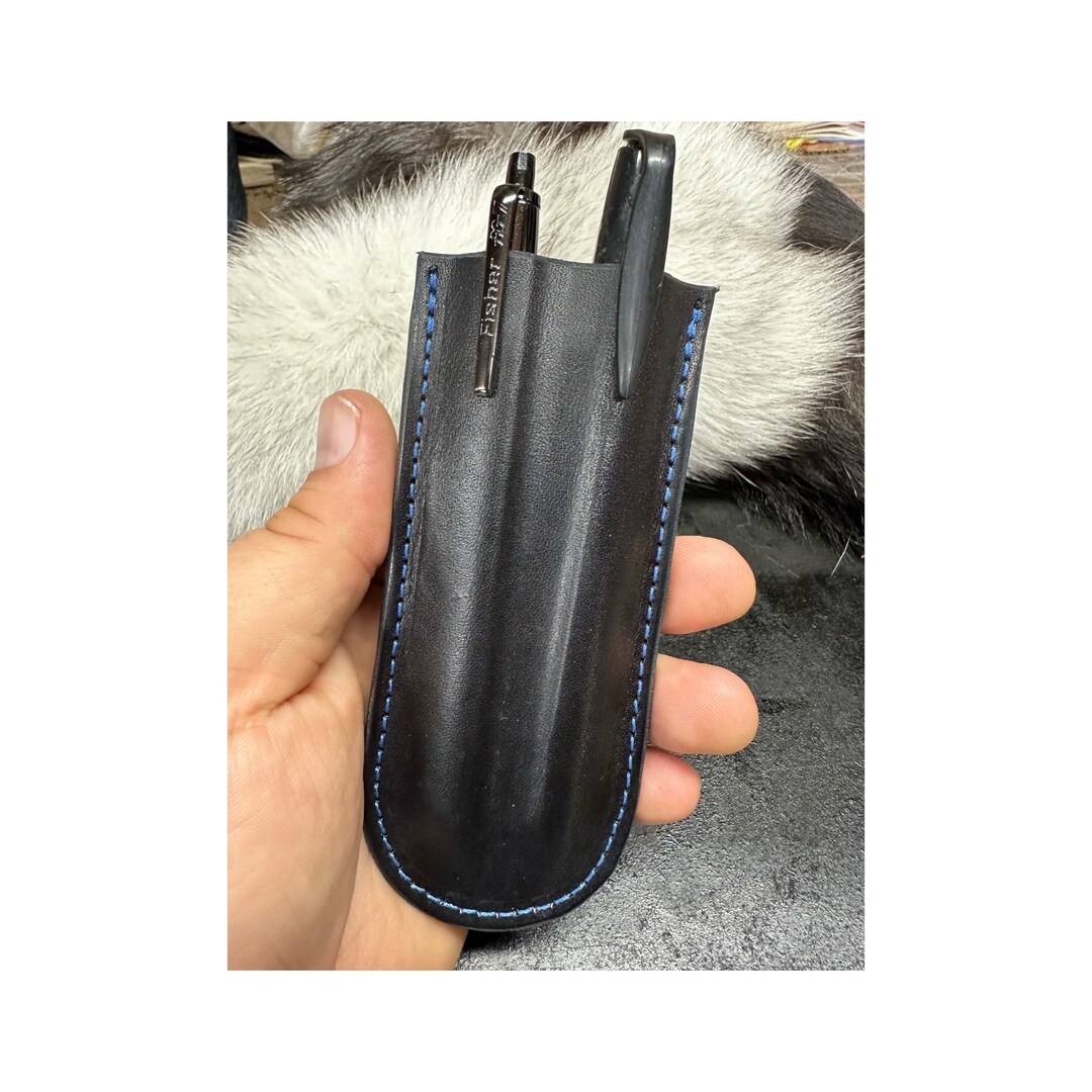 First Responder Leather Belt Pen Holder Leather Pen Holster - Etsy