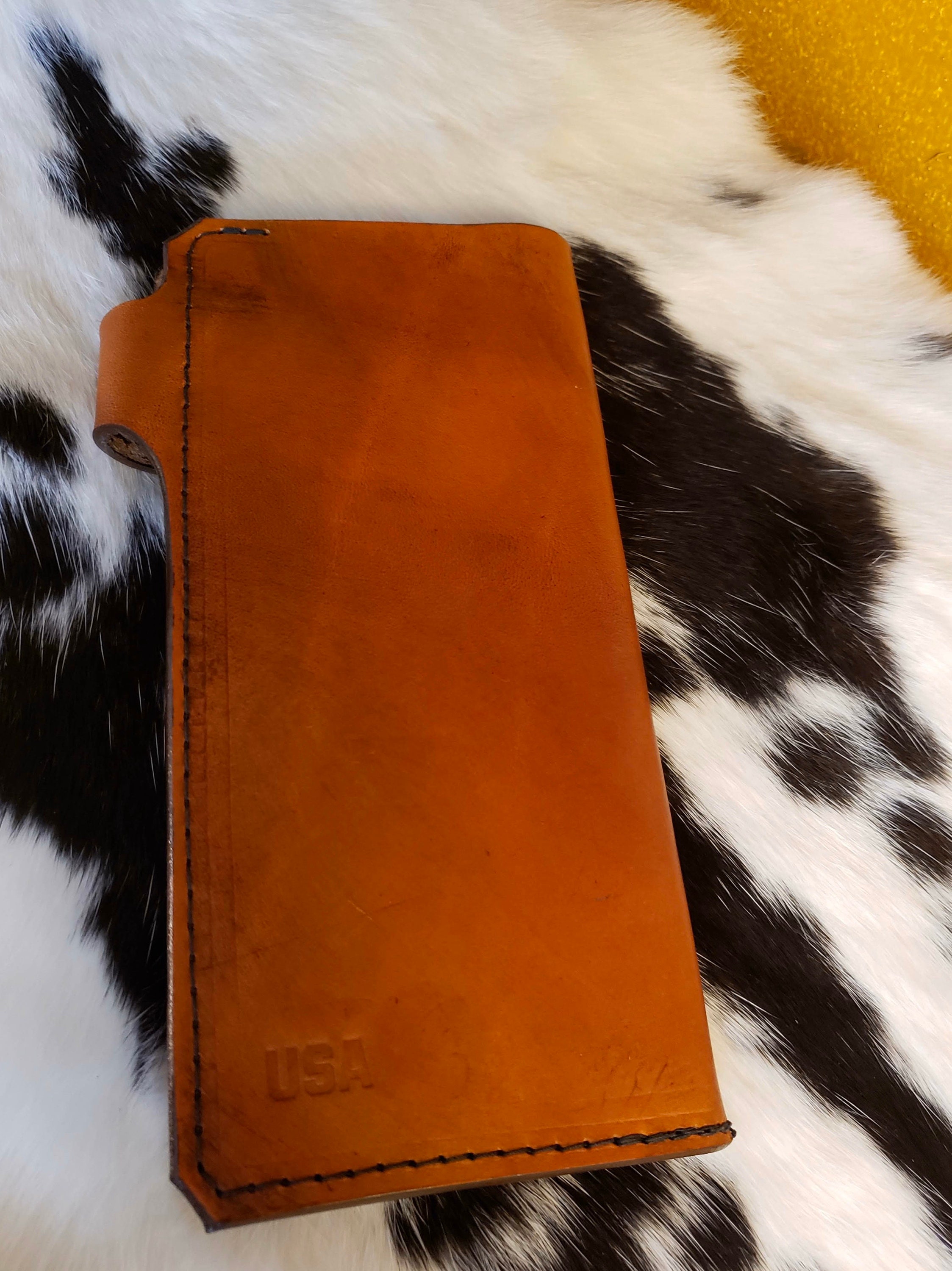 Roper Wallet Handmade Real Leather | Etsy