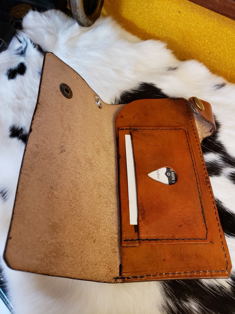 Roper Wallet Handmade Real Leather | Etsy