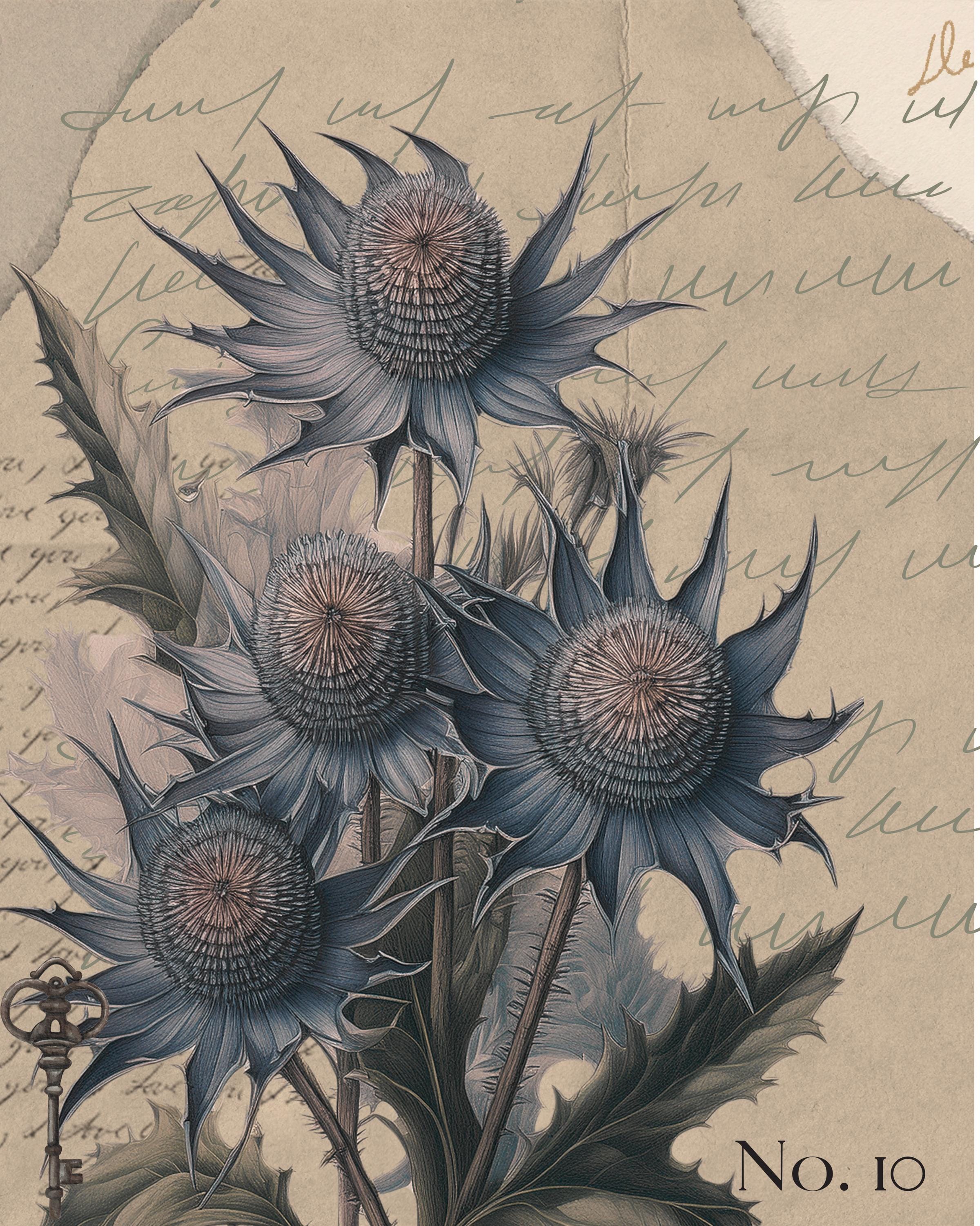 Vintage Botanical Art |antique Floral Illustration Reproduction Cards ...