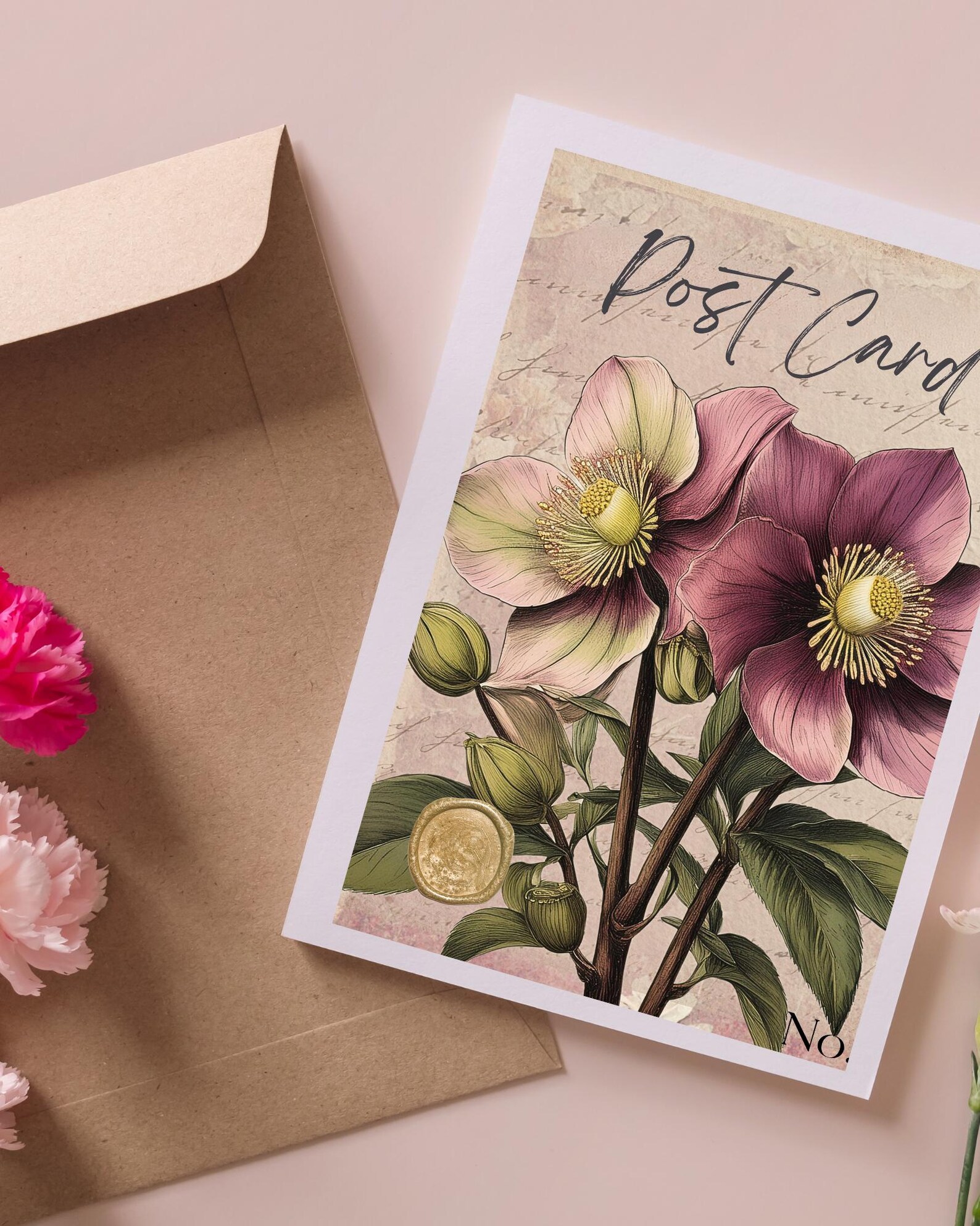 Vintage Botanical Art |antique Floral Illustration Reproduction Cards ...