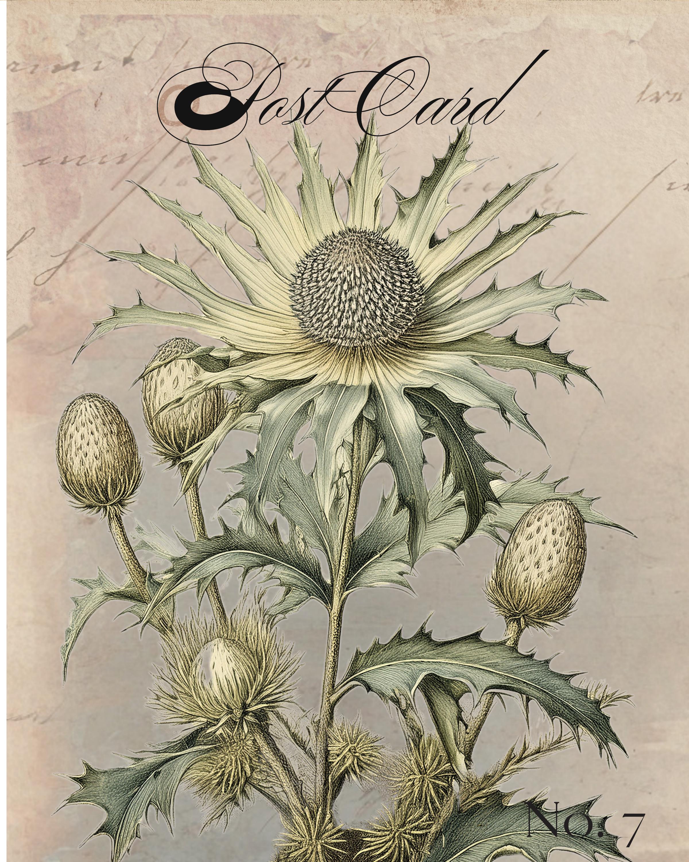 Vintage Botanical Art |antique Floral Illustration Reproduction Cards ...