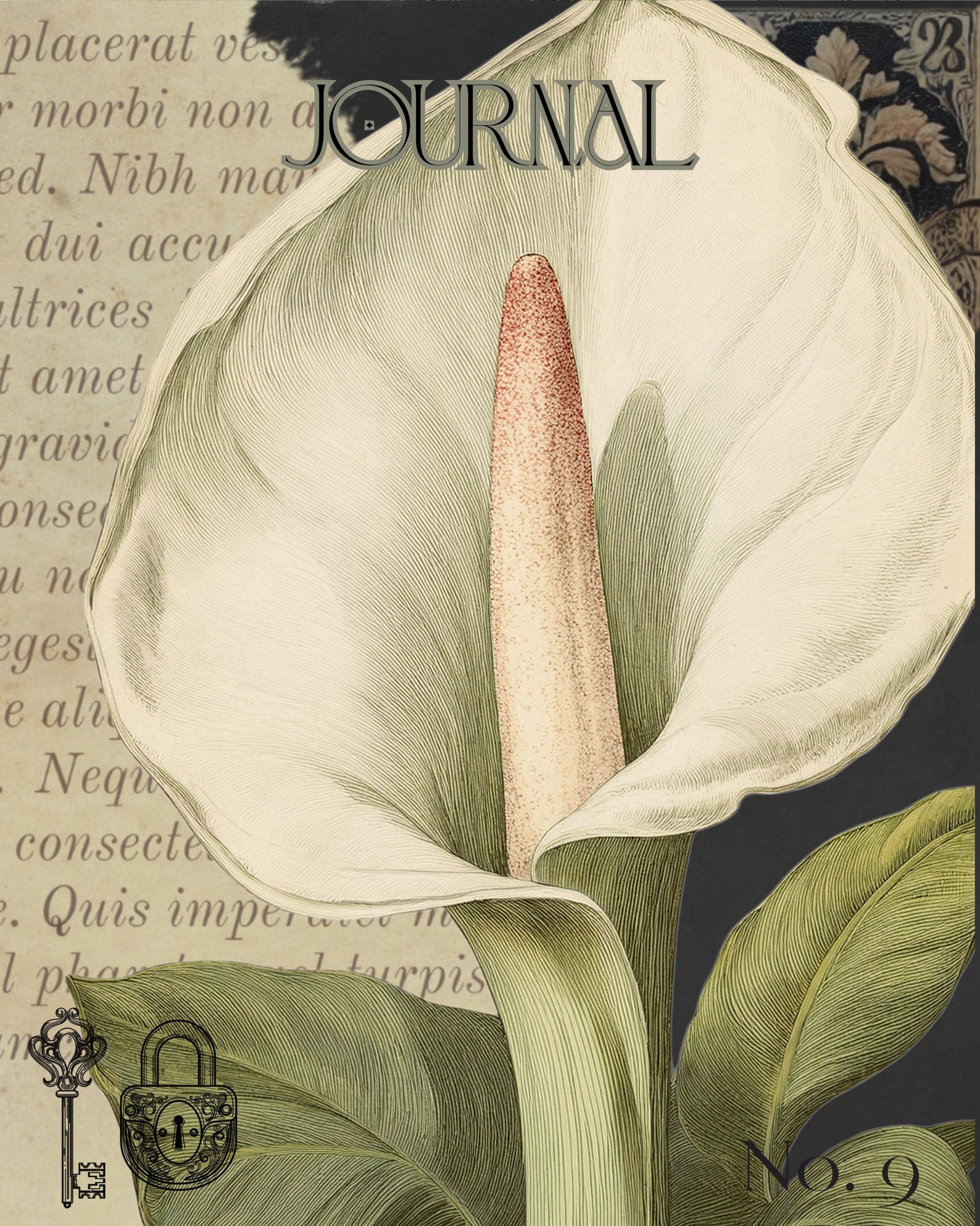 Vintage Floral Art Print: Shabby Chic Cottagecore Home Decor - Etsy