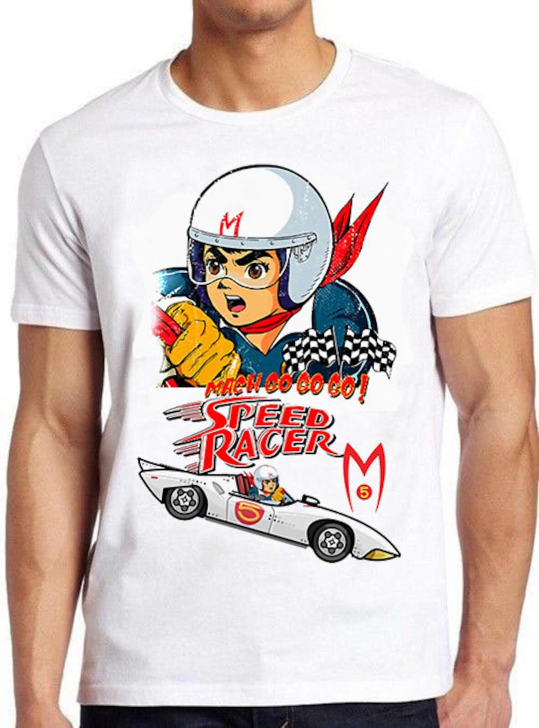 Go Speed Racer T Shirt Retro Comic Anime Fresh Prince Cool T Tee 843 Etsy