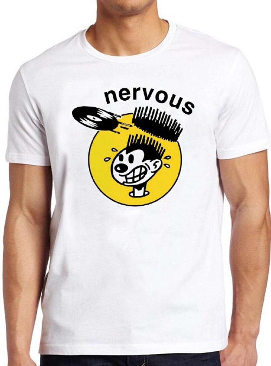 Nervous Records T Shirt Hip Hop House Cool Gift Tee 359 - Etsy