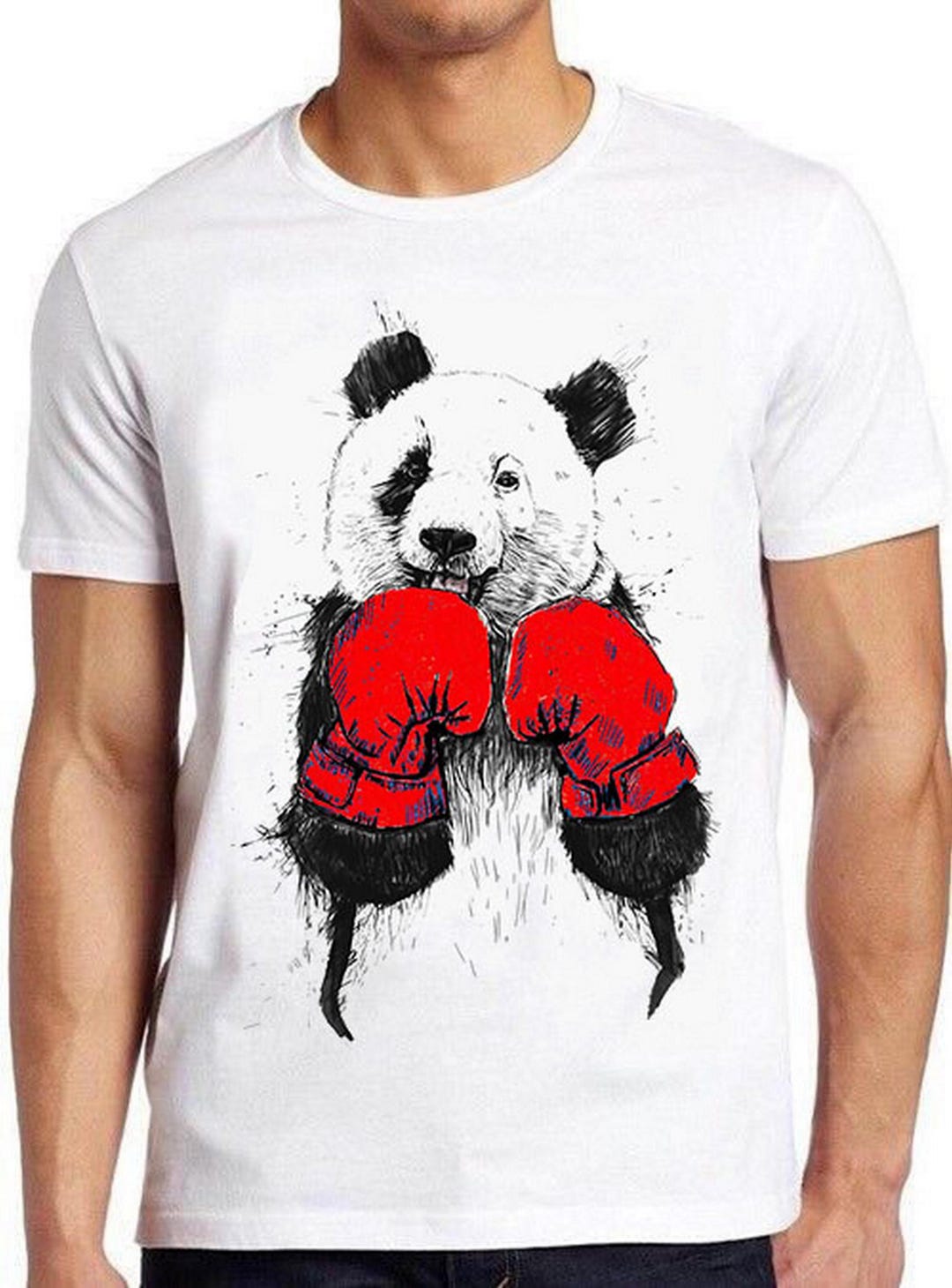 Boxing Panda Boxer Cute Sport GYM Design Best Seller Funny Meme Men ...
