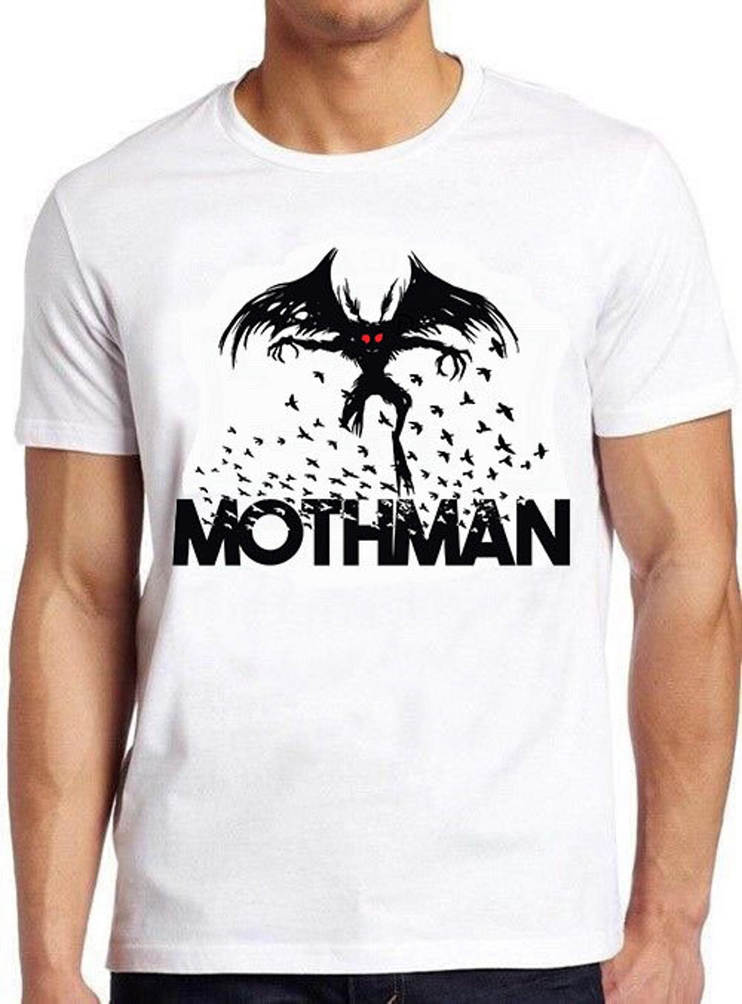 Mothman Weird Strange Unusual Cryptid Cryptozoology Best Seller Retro ...