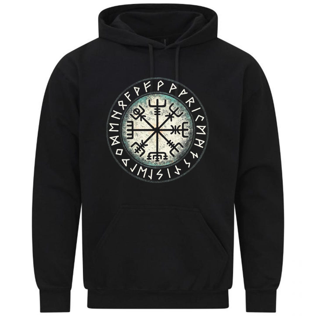 Vegvisir Viking Celtic Compass Cool Funny Gift Sweatshirt Hoodie 477 - Etsy