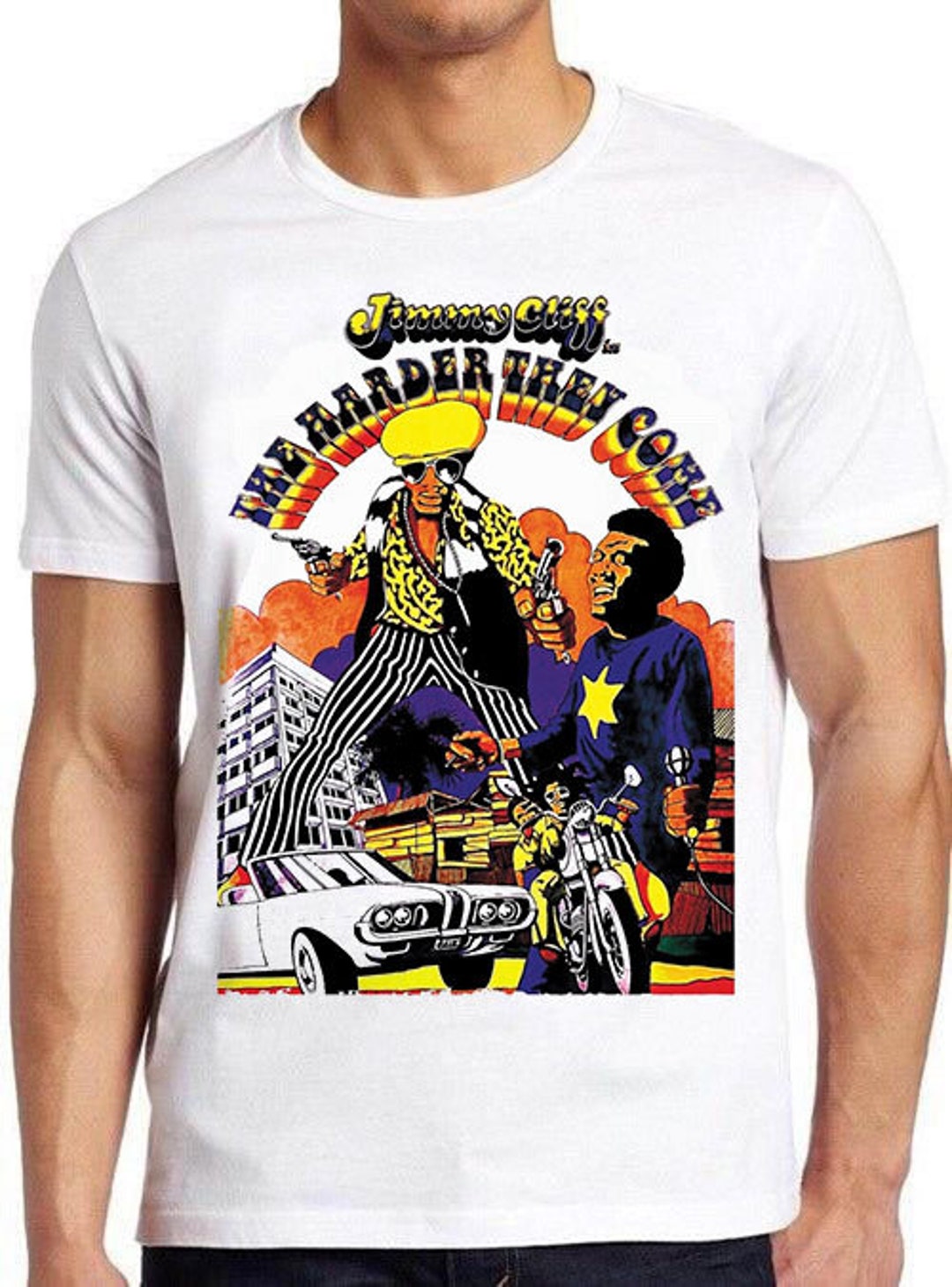 The Harder They Come Poster 70s Jimmy Cliff Film Reggae Movie Film ...