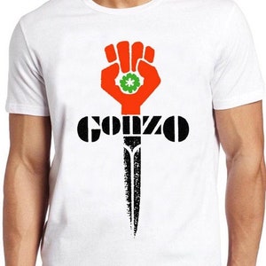 Gonzo Inspired Fist Knife Logo Journalism Cool Gift Tee T Shirt 319 - Etsy