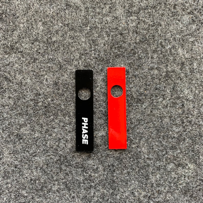 MWM Phase Magnetic Stickers Control Vinyl RED Cue Strips Phase DJ - Etsy