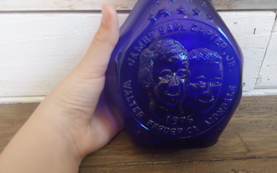 Glass Jimmy Carter Presidential Bottle - Etsy