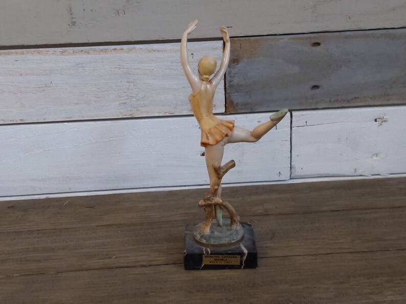 Rare Vintage Ballerina Dancer Figurine Depose Italy Simonelli Ballerina ...