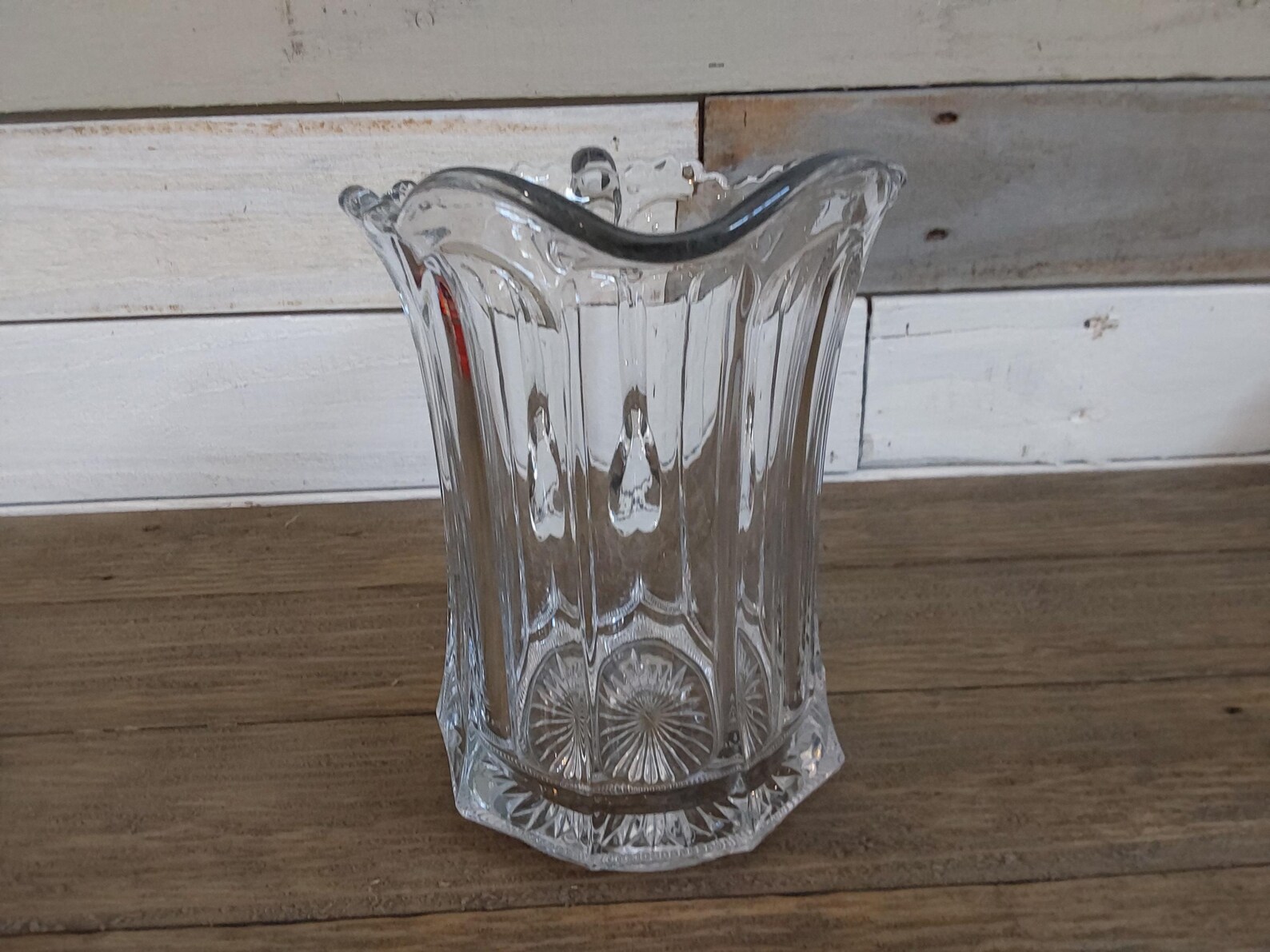 Helsey Glass Colonial Tankard Pitcher - Etsy