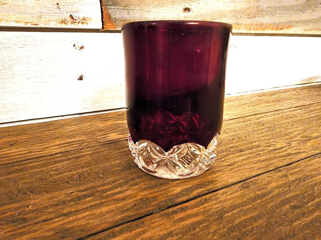 EAPG Elson West Virginia Glass Ruby Stained Hero Spooner Glass 1891-93 ...