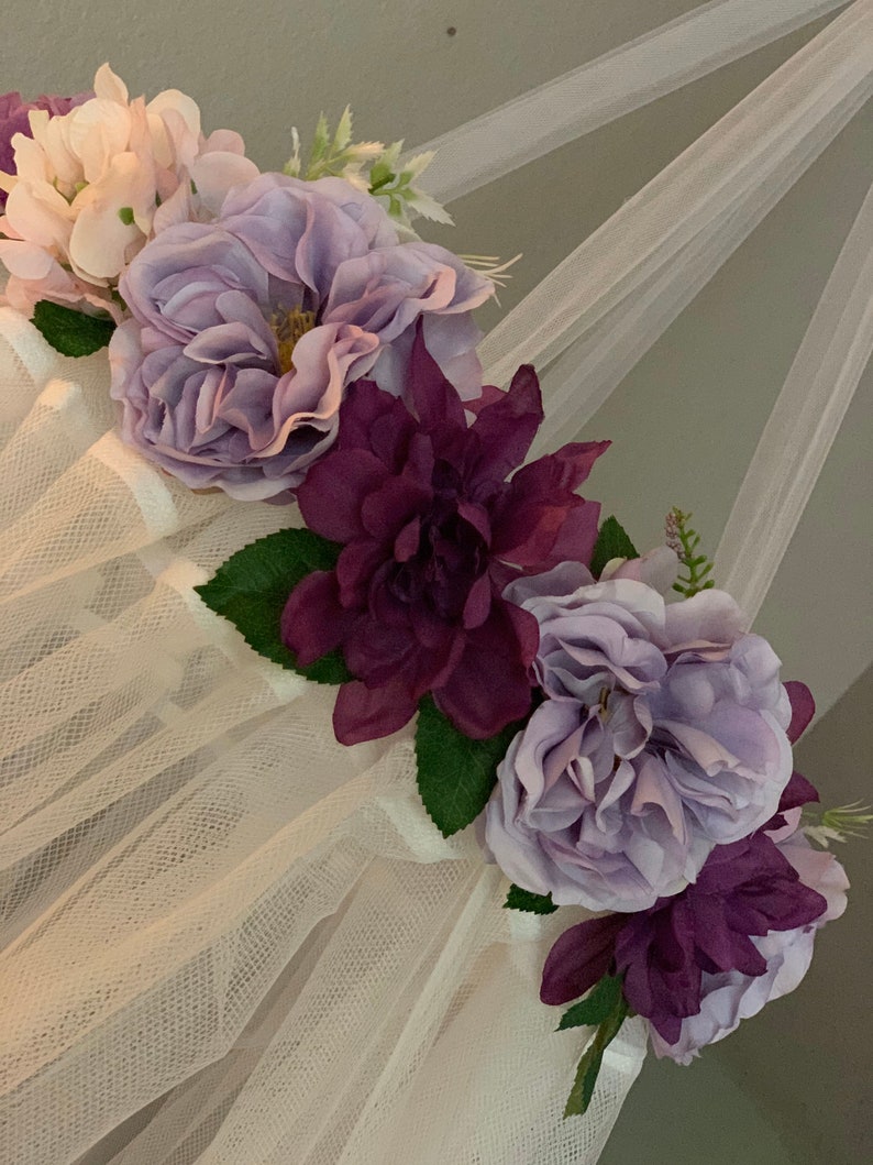 Customizable Floral Canopy - Etsy