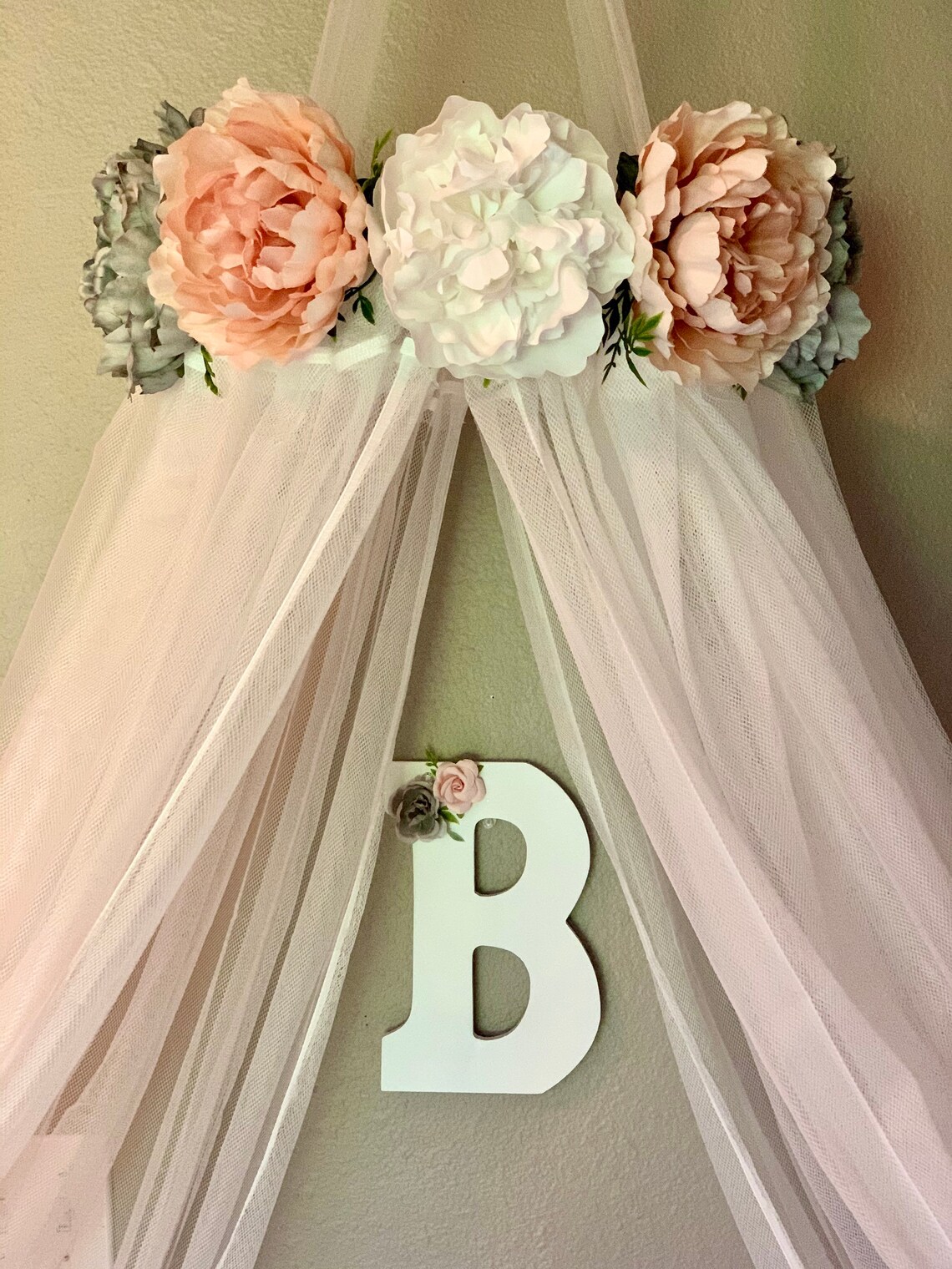 Customizable Floral Canopy - Etsy