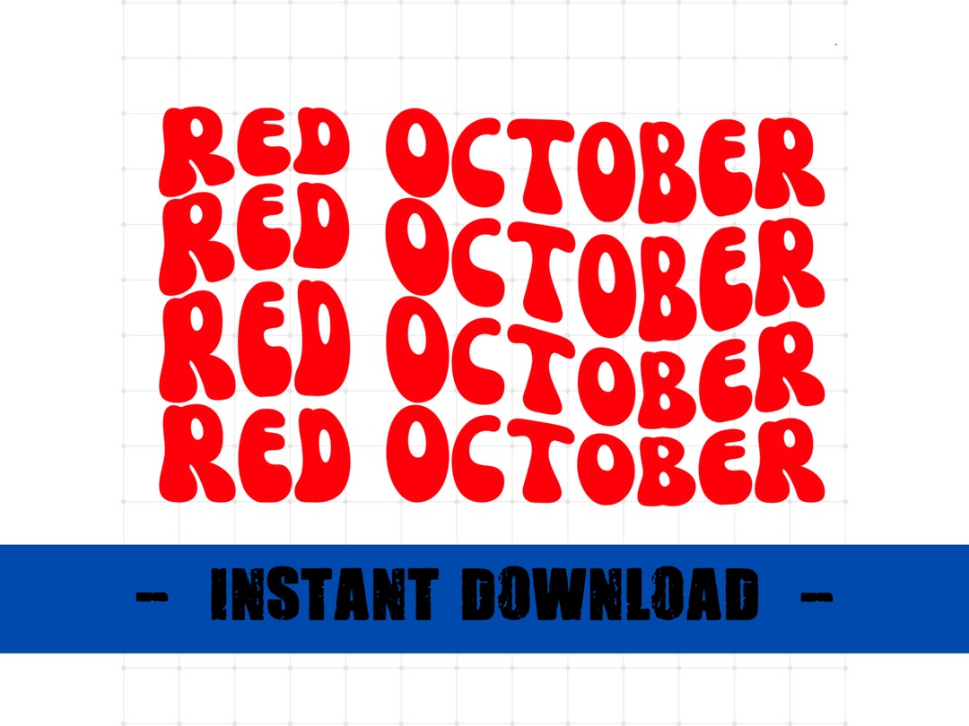 Red October PNG - Red October Png - Digital Download - Etsy