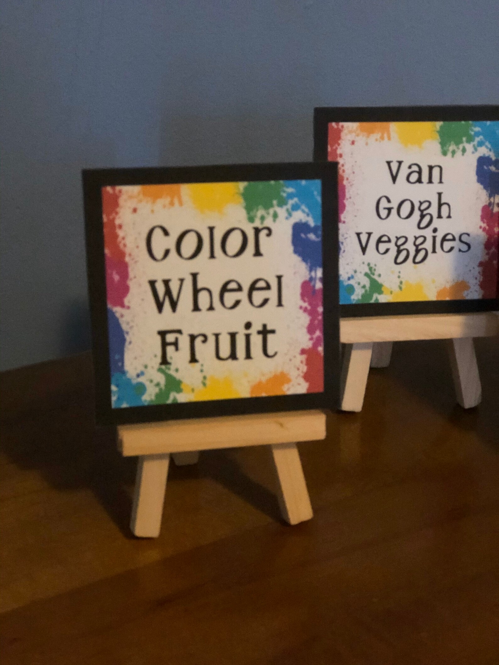Paint Party Food Signs Set of 3 Food Signs - Etsy