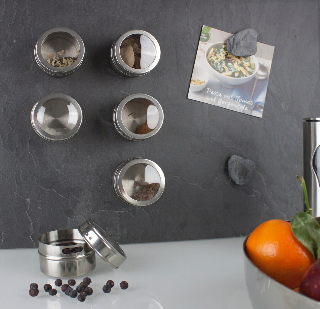 Magnetic Spice Cans for Magnetic Panels Made of Slate, Concrete and ...