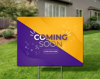 Coming Soon Decoration Coming Soon Yard Sign Coming Soon To Your Area ...