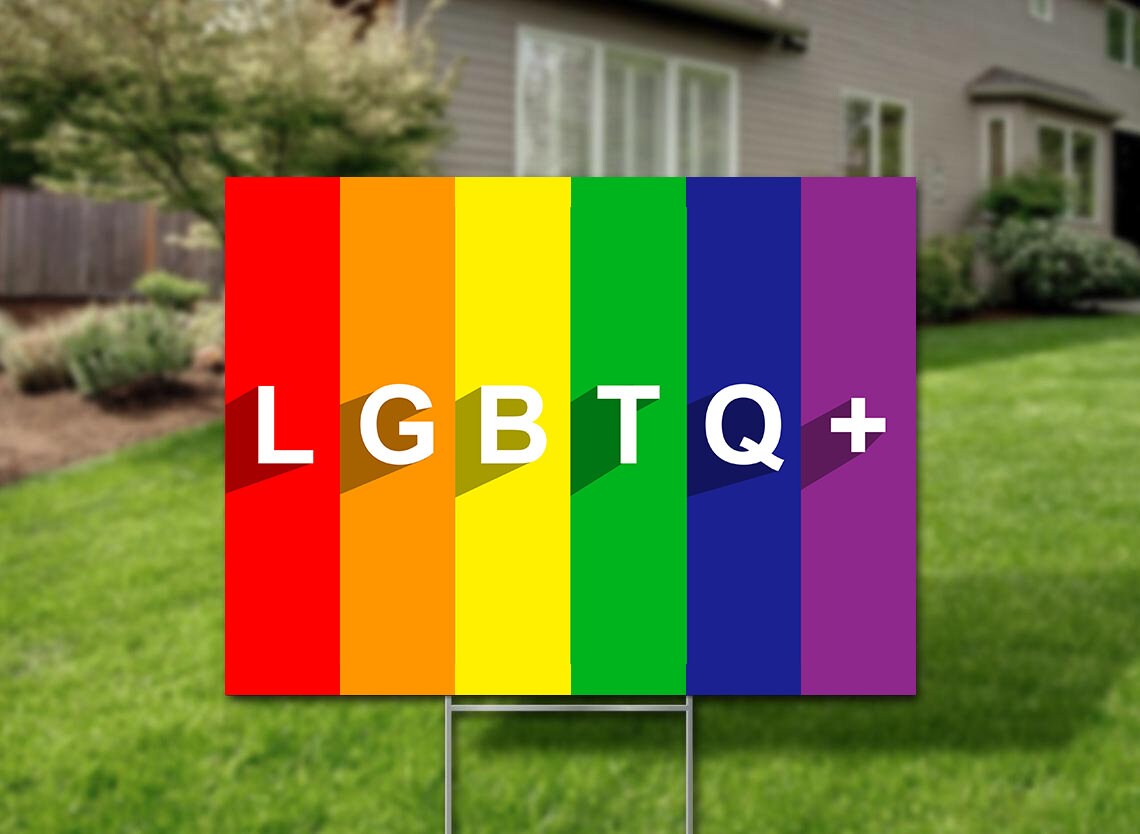 LGBTQ Yard Sign Love is Love Pride LGBTQ Proud LGBTQ | Etsy