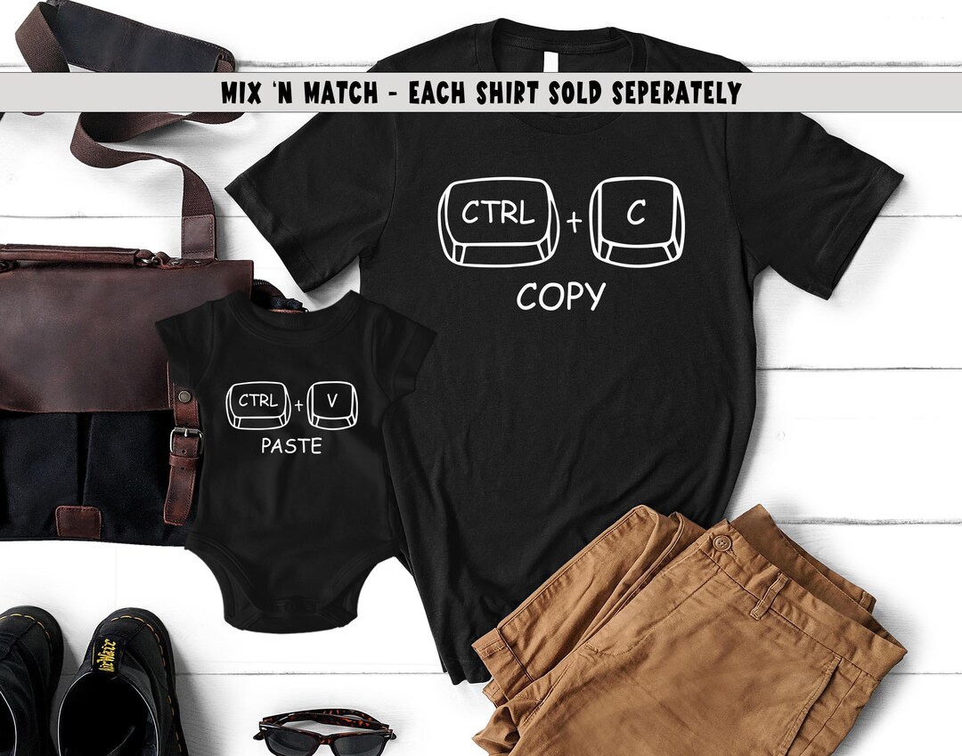 Copy Paste Shirts, Copy Paste Matching Shirt, Father and Son Shirt ...