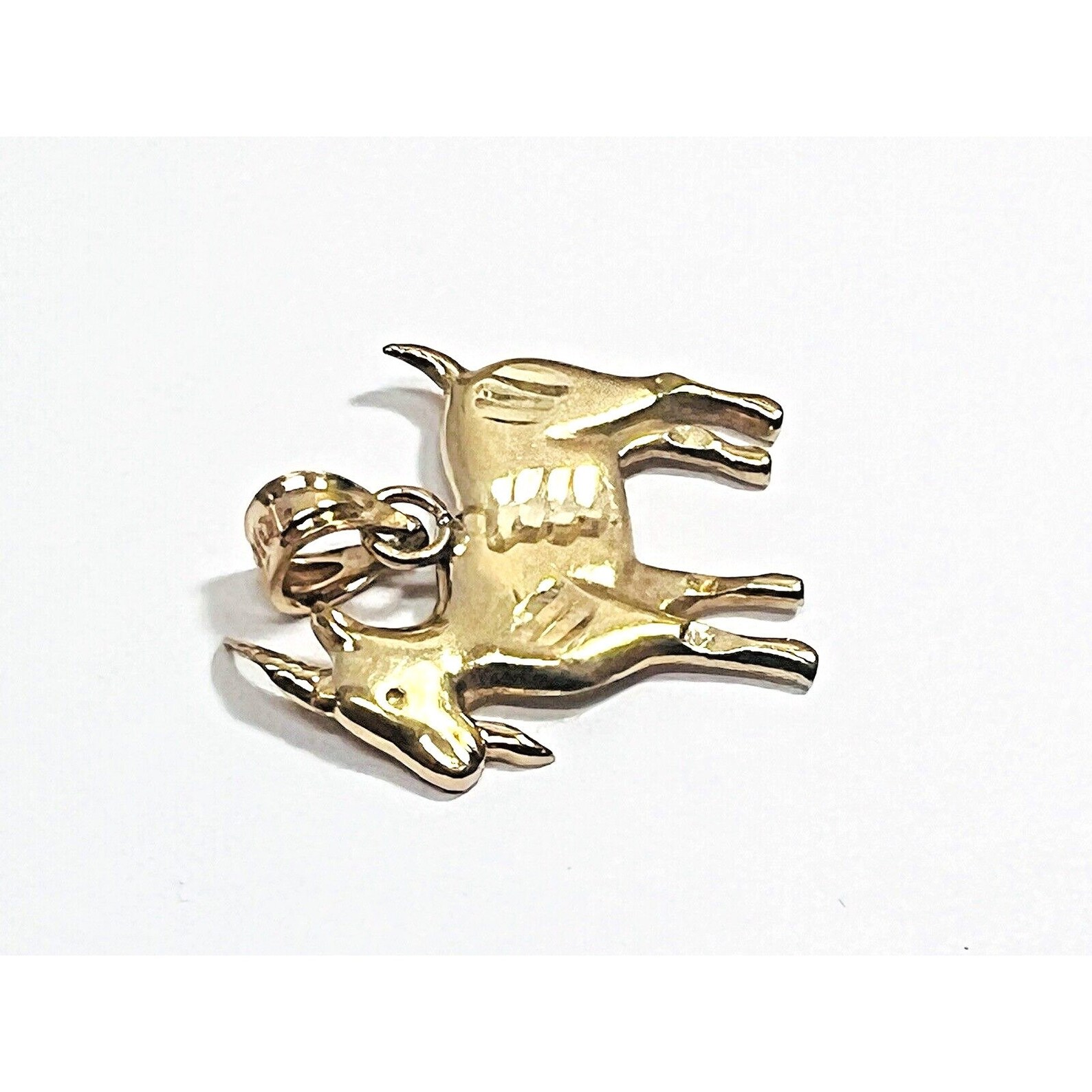 Beautiful 10K Solid Yellow Gold GOAT Charm Pendant Free Shipping - Etsy