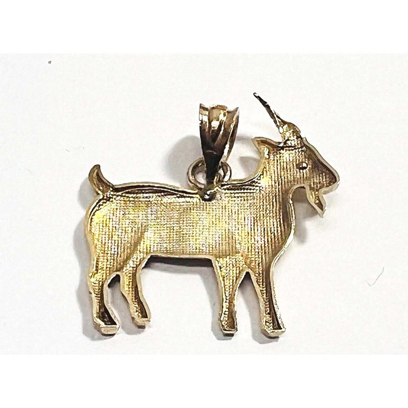 Beautiful 10K Solid Yellow Gold GOAT Charm Pendant Free Shipping - Etsy