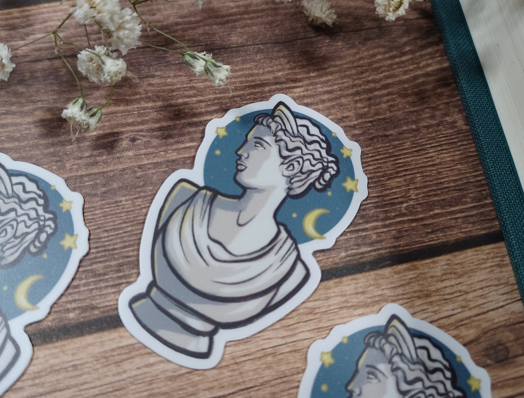 Sticker: Classical Bust Statue Greek Mythology Artwork - Etsy