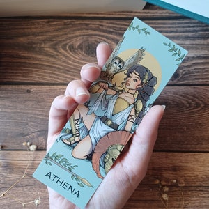 Bookmark: Athena Artwork | Greek Mythology Illustrated Book Accessories ...