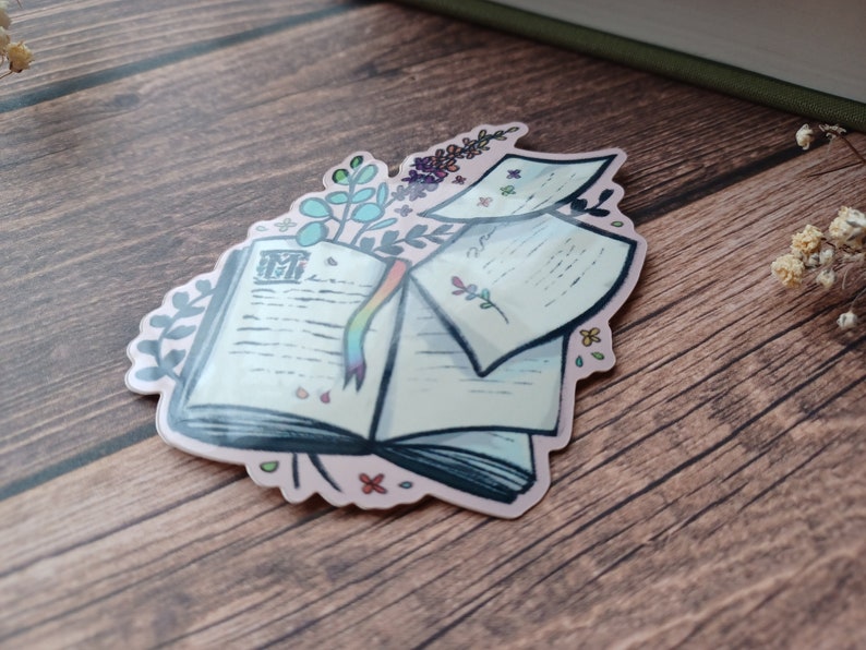 Sticker: Proud Book Lover Subtle Pride Bookmarks Pastel - Etsy