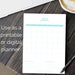 2023 Light Blue Dated Monthly Printable or Digital Planner - Etsy