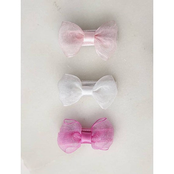 No Slippy Hair Clippy Bow Kids Mini Hair Clips for Girls - Etsy