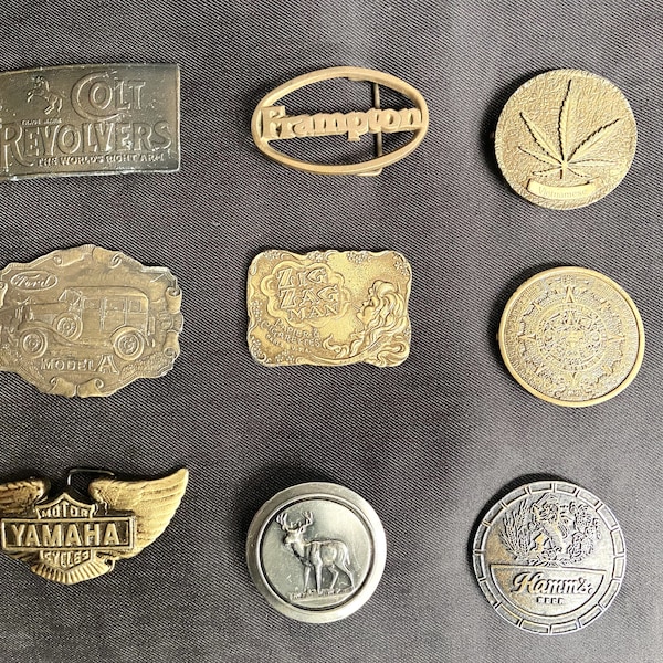 Vintage Colt Belt Buckle - Etsy