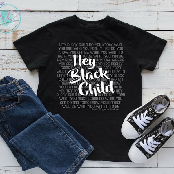 Hey Black Child Poem - Etsy