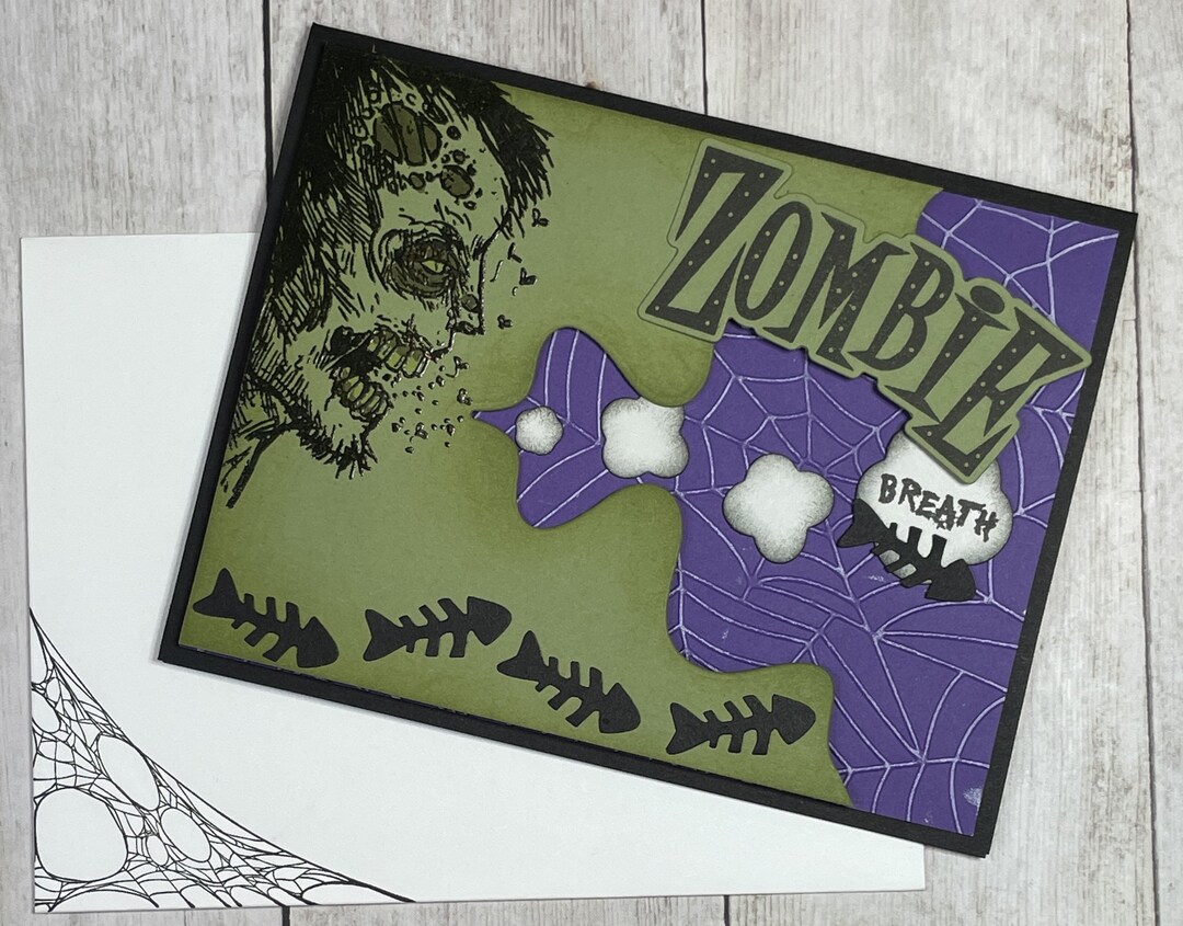 Zombie DIY Card Kit, Halloween, Seasonal, Holidays, Halloween Cards ...