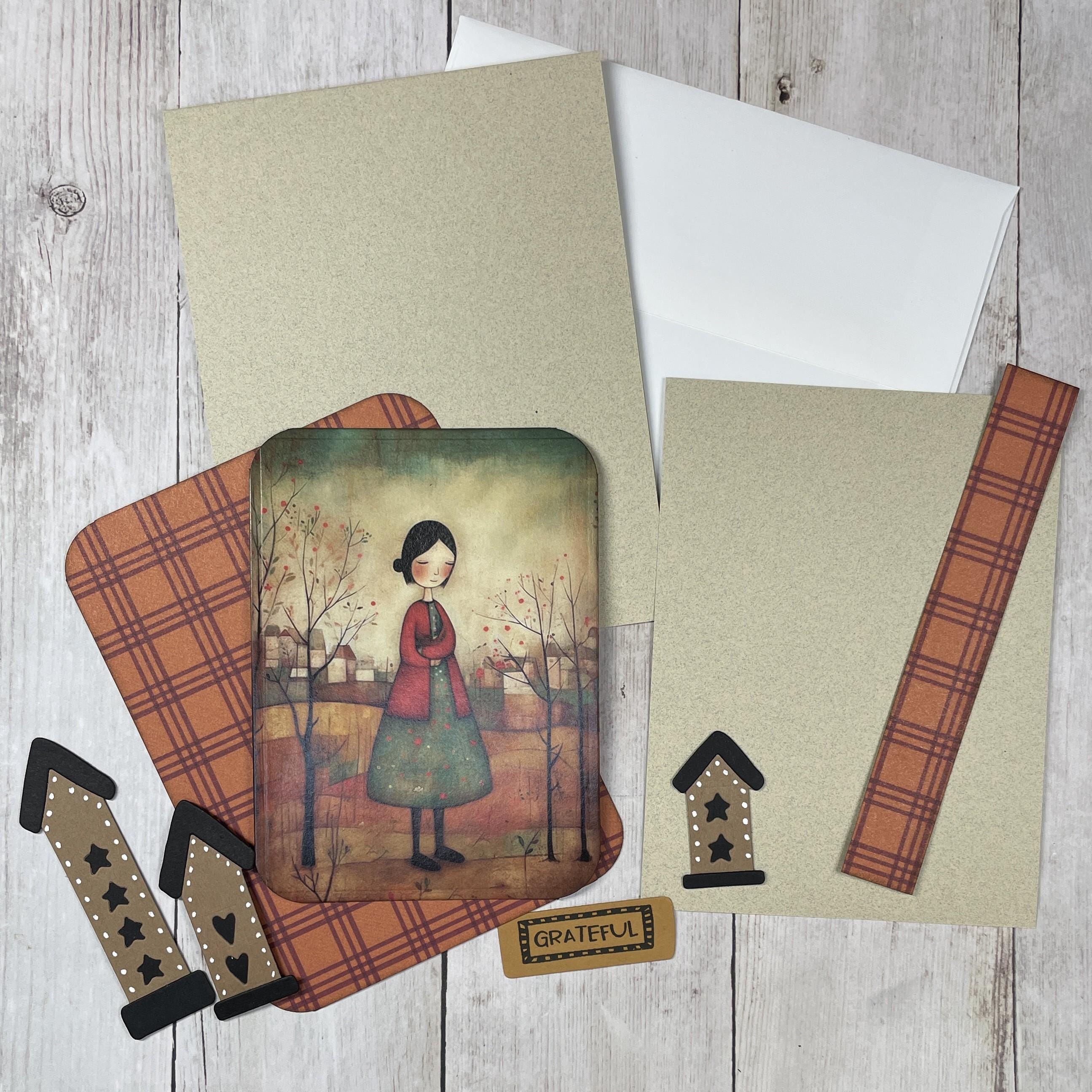 5x Autumn #4 DIY Card Kit, Autumn Cards, DIY Autumn Cards, Fall Cards ...
