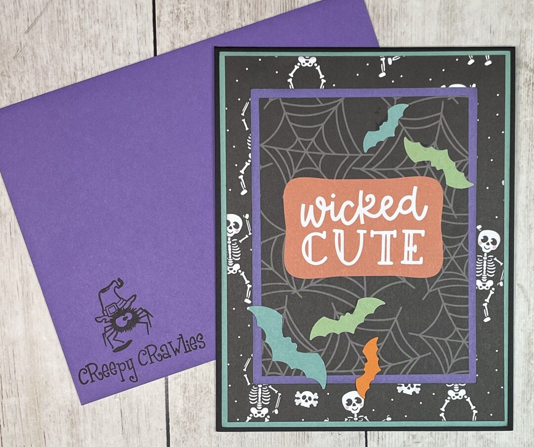 Creepy Crawlies DIY Card Kit, Halloween Cards, Halloween, DIY Halloween ...