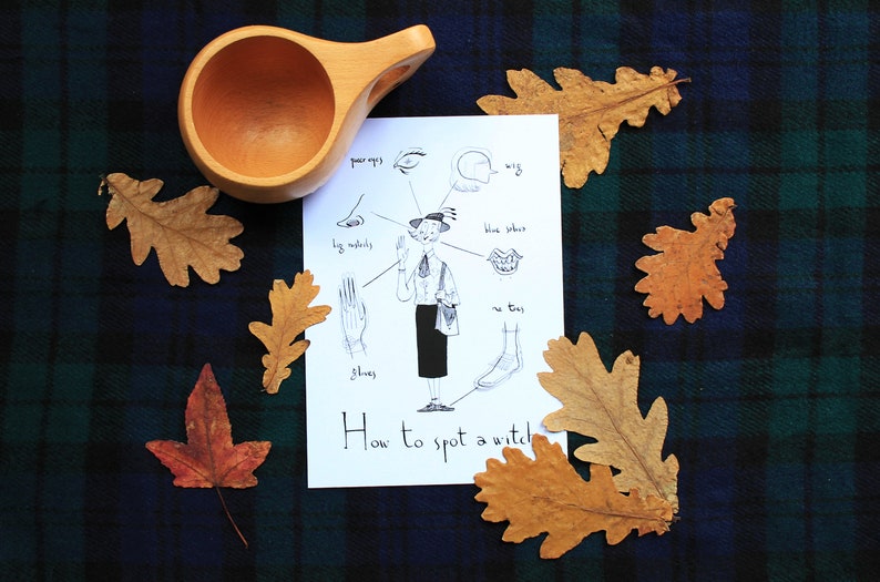 Art Print - How to Spot a Witch - Etsy UK
