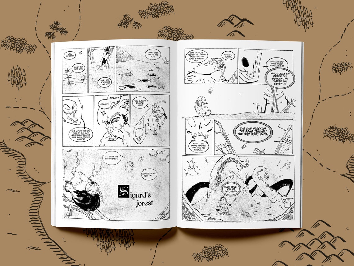 Comic Zine A Great Hero and Other Tales english - Etsy UK