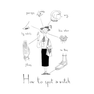 Art Print - How to Spot a Witch - Etsy UK