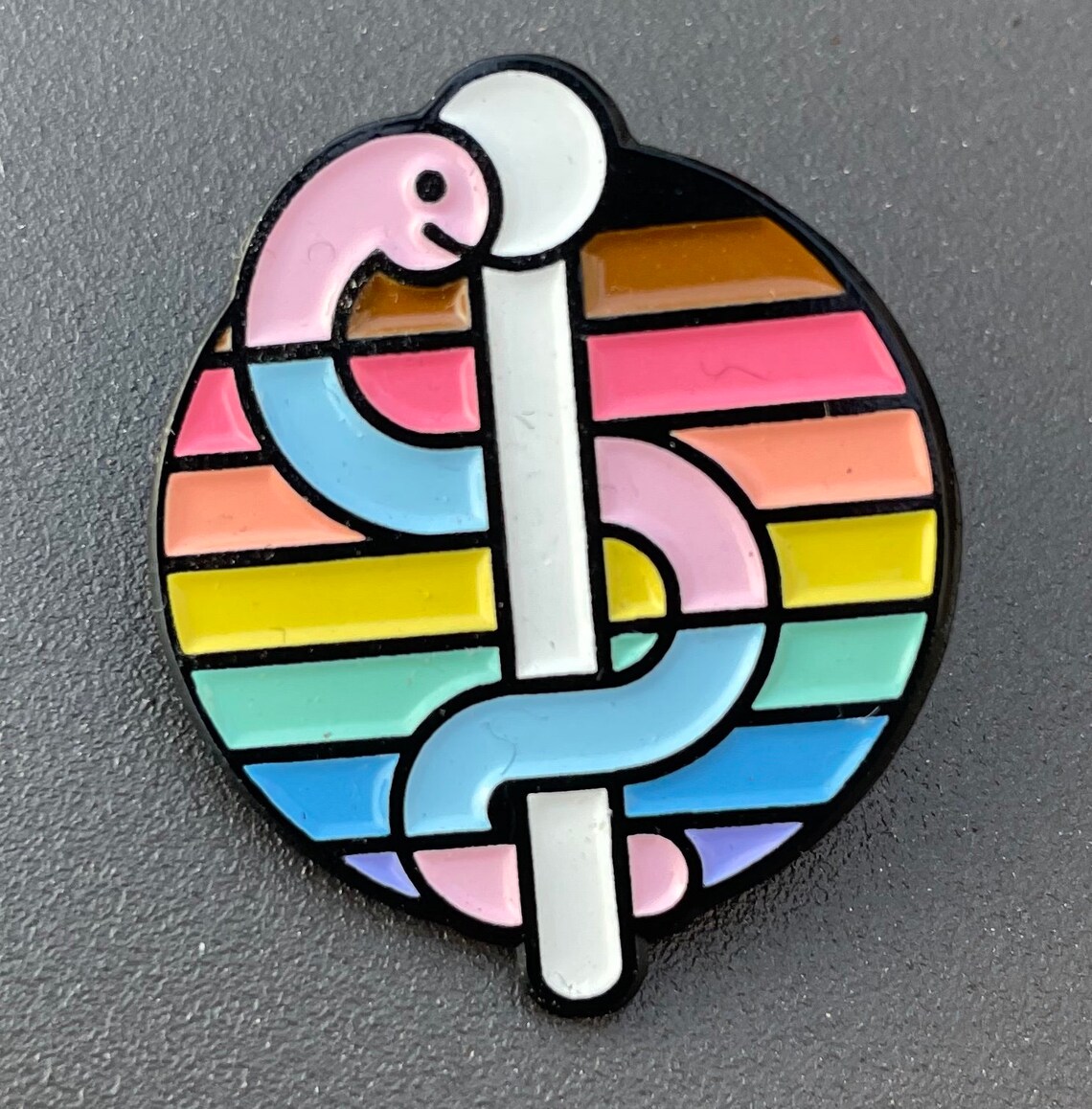 PIN: LGBTQ Medical Pride Enamel Pin - Etsy
